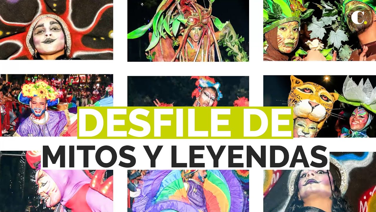 Así fue el colorido Desfile de Mitos y Leyendas en Medellín | El ...