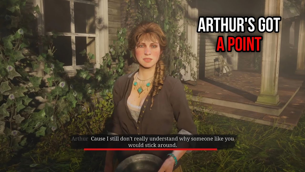 Arthur has got a point, why would Mary-Beth stick around an outlaw gang ...