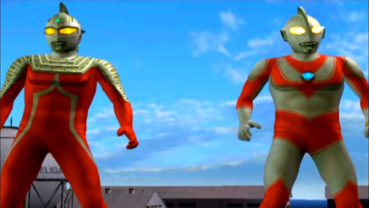 TAG TEAM HD - Ultraseven & Ultraman jack vs bemstar - Ultraman fighting ...