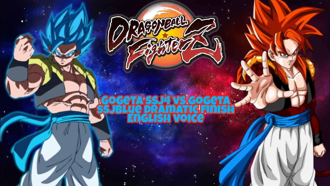 Gogeta Showdown: SSJ4 vs. SSGSS - English Dramatic Finish on Dragon ...