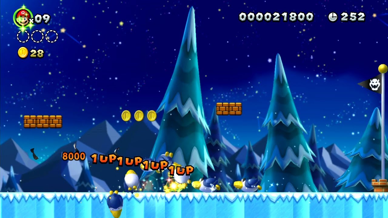 New Super Mario Bros. U -- The Super Star of Cooligan Fields - YouTube