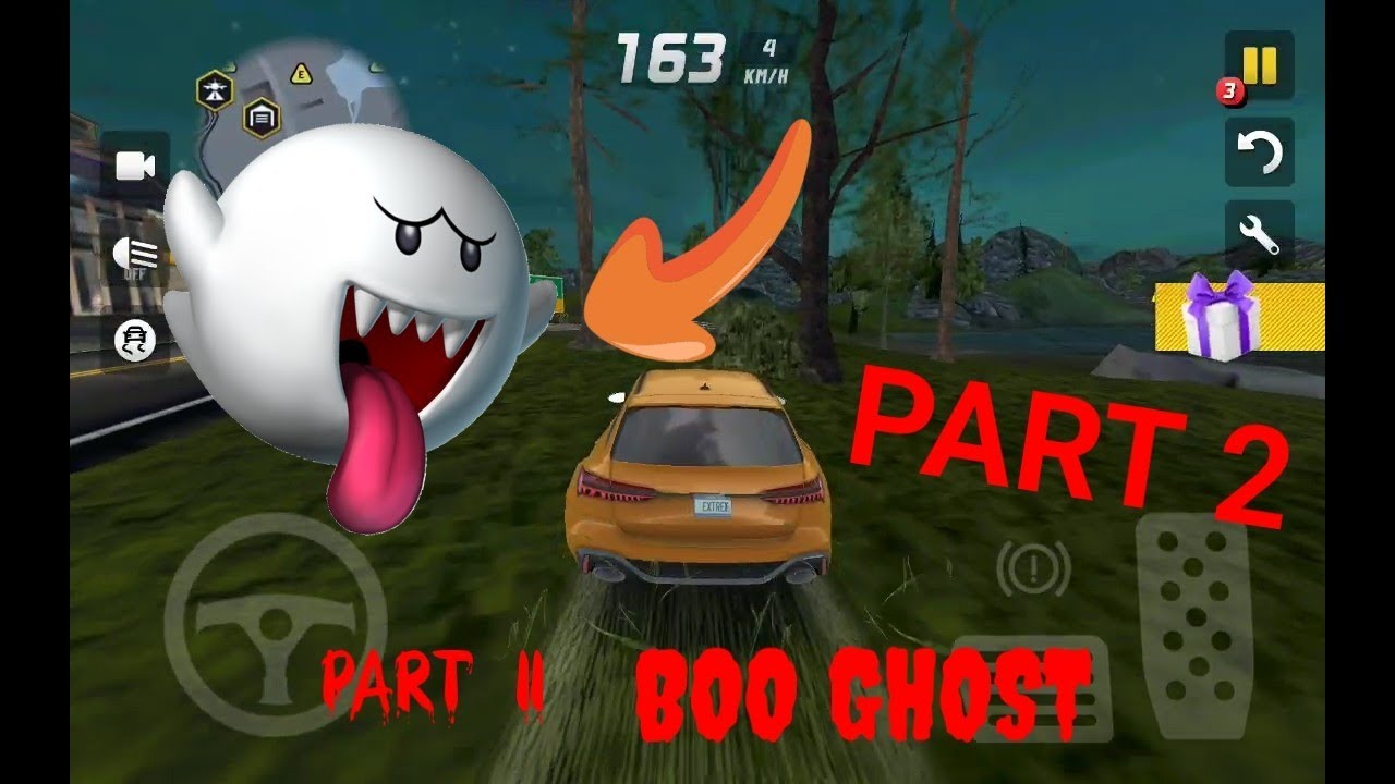 Boo ghost: Part II Extreme Car Driving Simulator😰 - YouTube