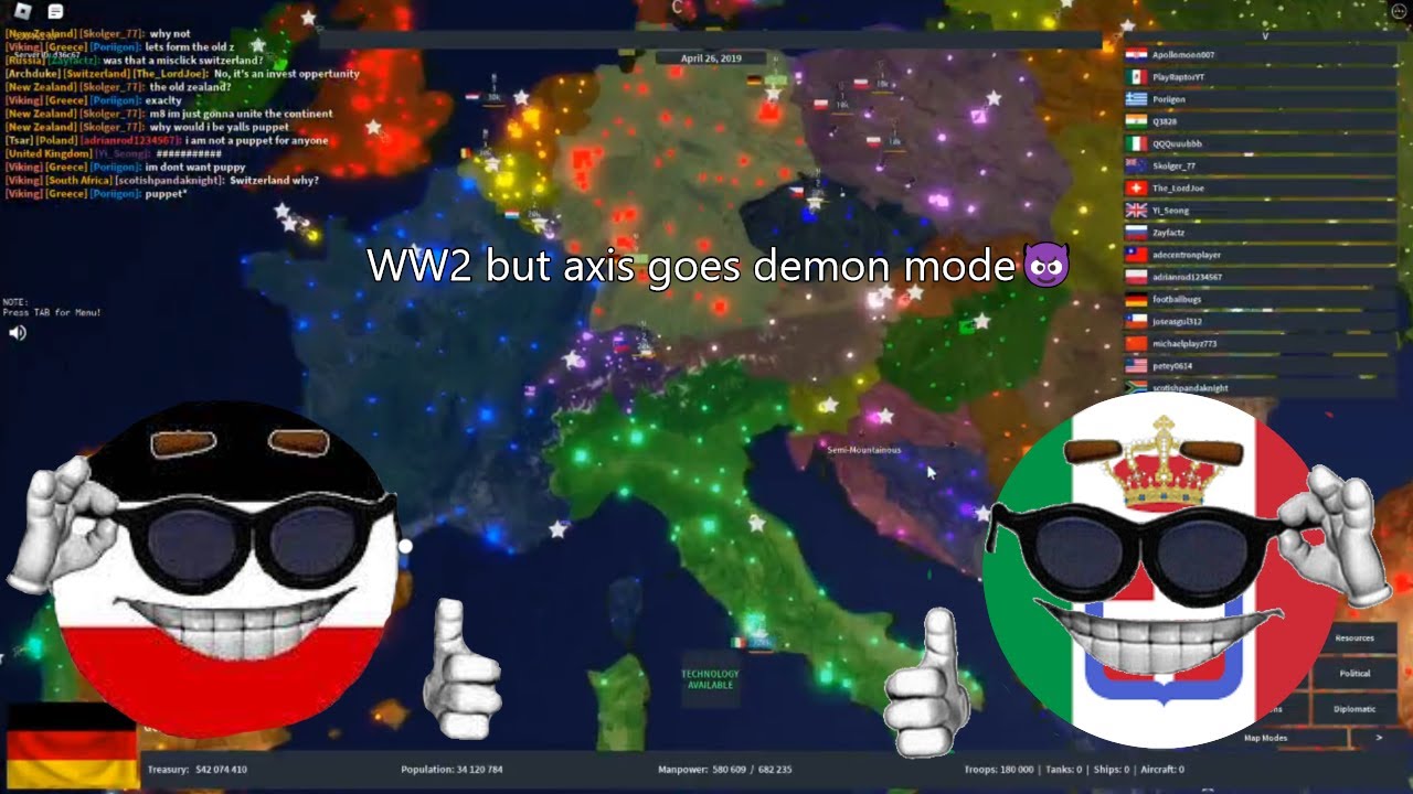 Domination WW2 as Germany II Rise Of Nations II - YouTube