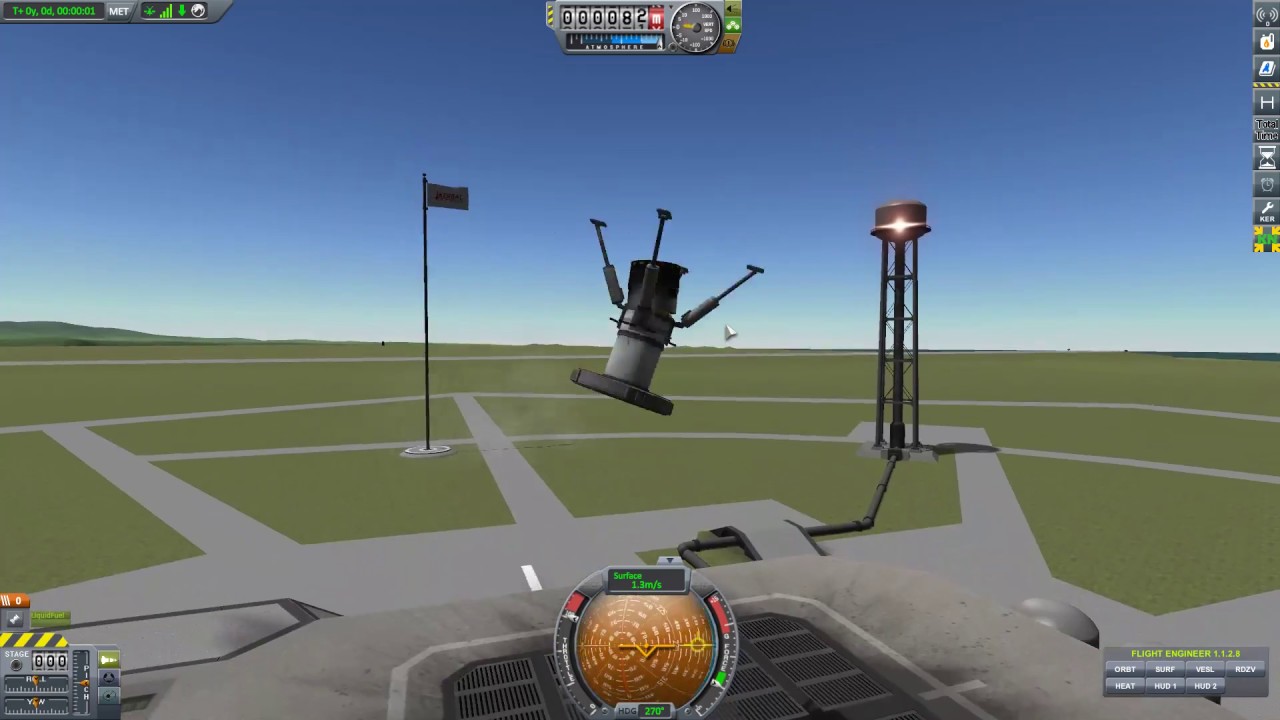 Kerbal Space Program: Rocket Flip Challenge 1 - YouTube