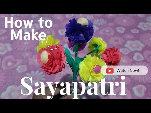 Perfect Paper Flower Tutorial: Learn How to Make Sayapatri with Our ...