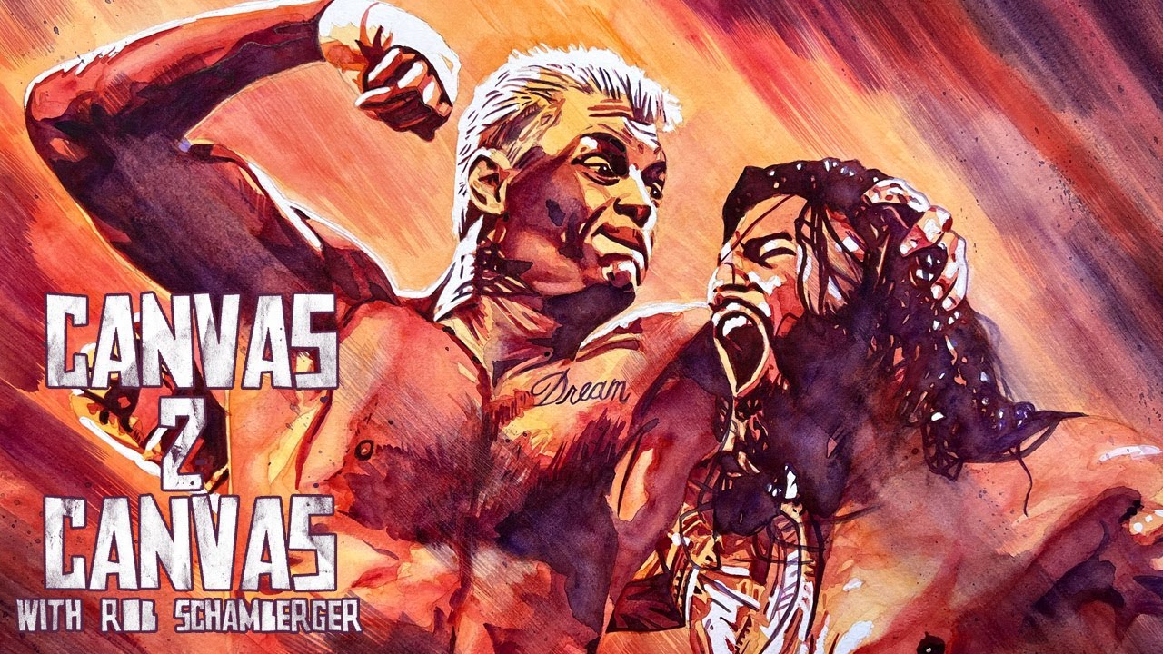 Cody Rhodes vs. Roman Reigns at WrestleMania 39: WWE Canvas 2 Canvas - YouTube