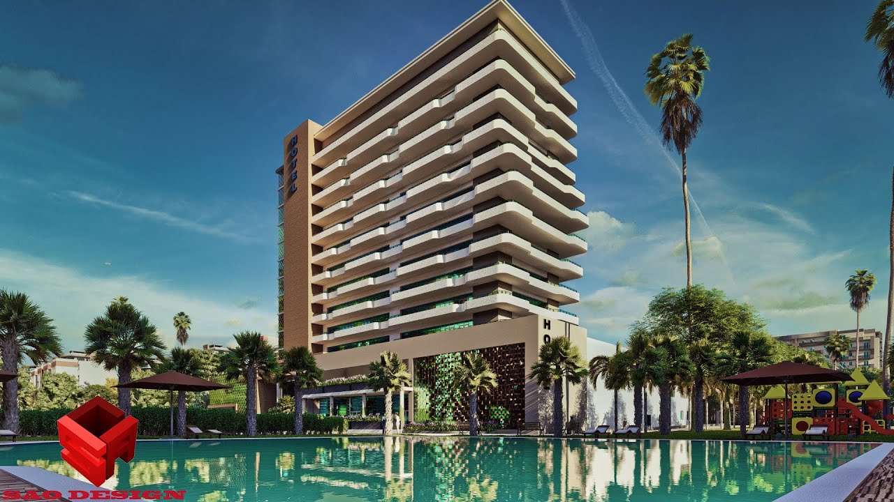 LARGEST ARCHITECTURAL RENDER EVER MADE IN LUMION , HOTEL DE LUXE 4 ...