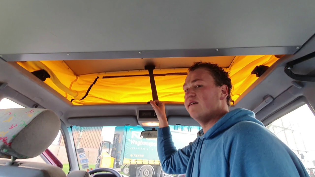 Hefdak in en uitklapen Mercedes Benz Vito Camper - YouTube