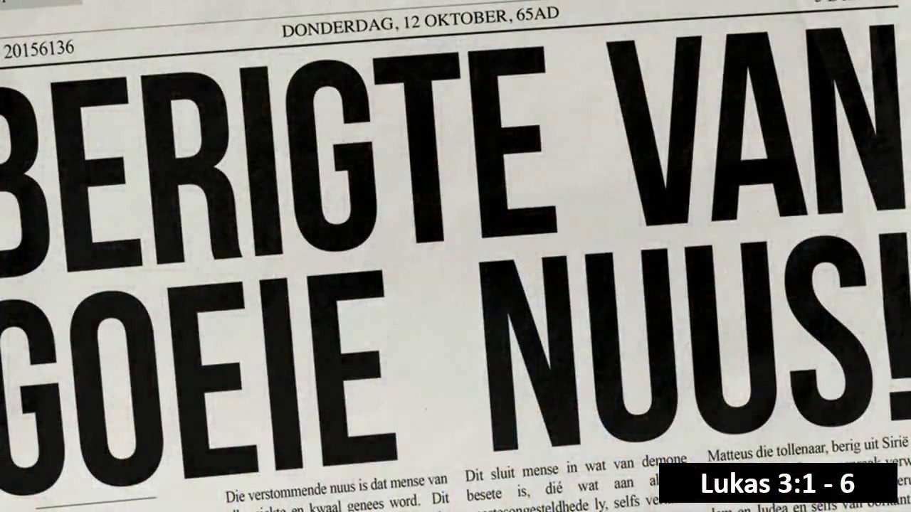 Berigte van Goeie Nuus - YouTube