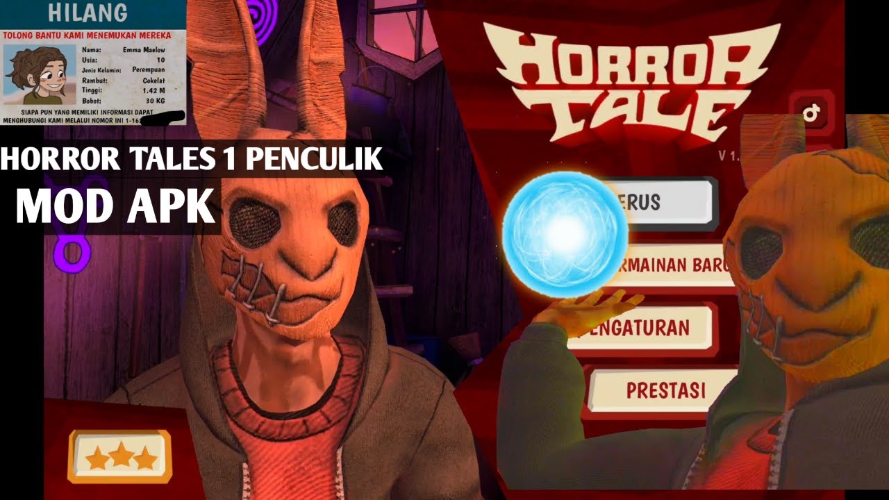HOROR TALE 1 PENCULIK MOD APK android kidnappers - YouTube