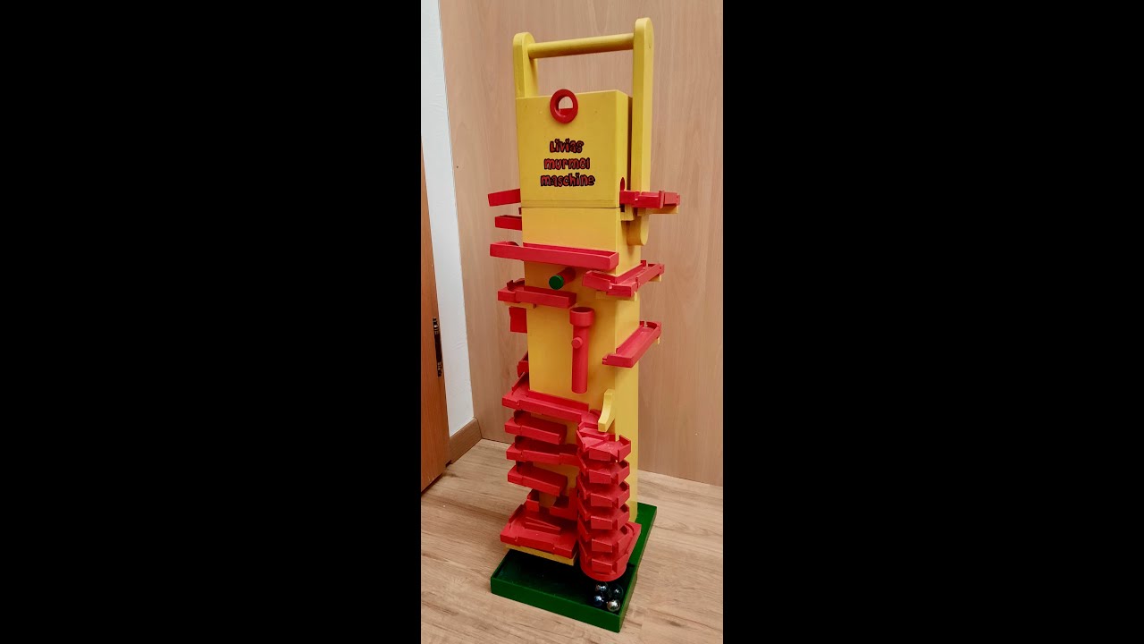 Marble Maze Tower (Building Marble Machine from Wood). - YouTube