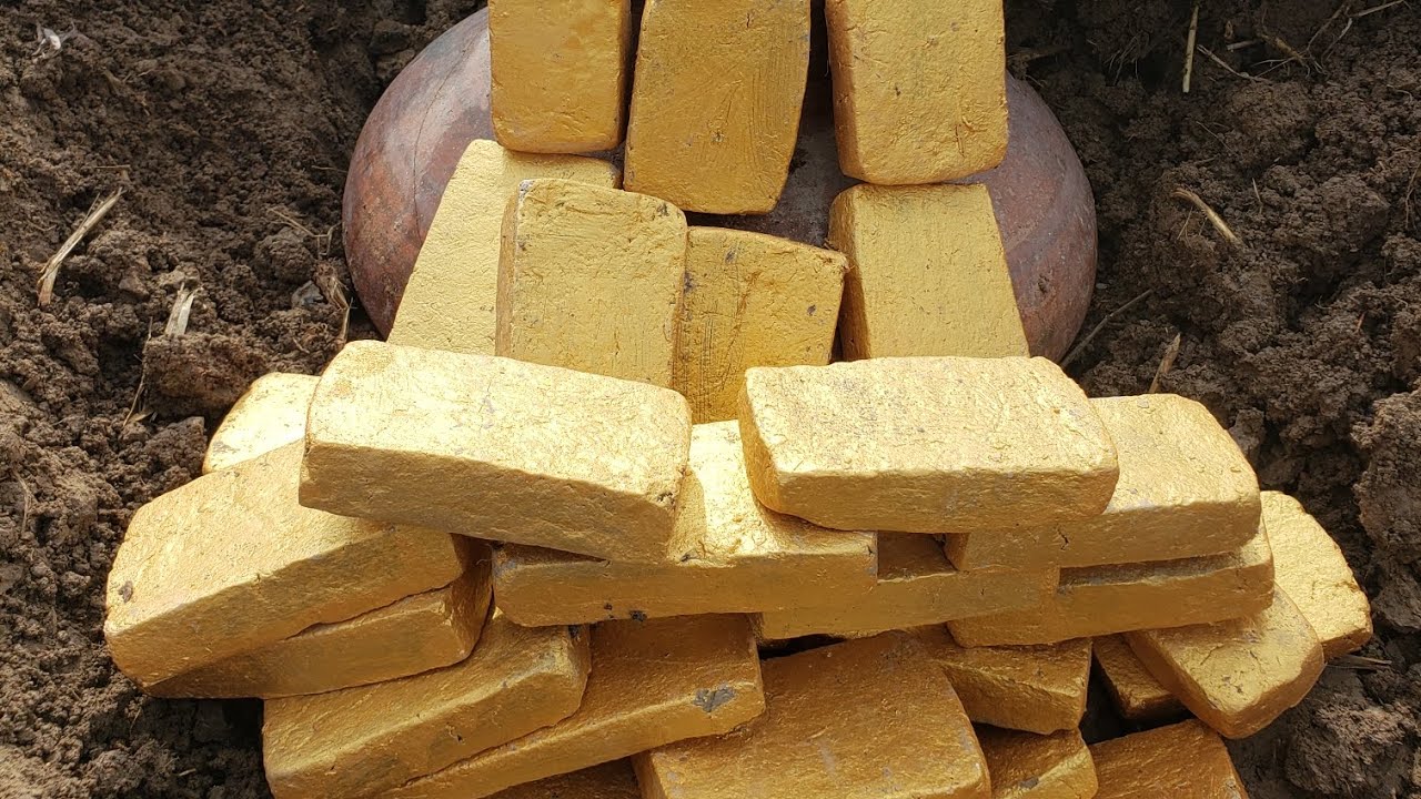 gold metal search treasure old gold searcher 1896 underground 30kg gold ...