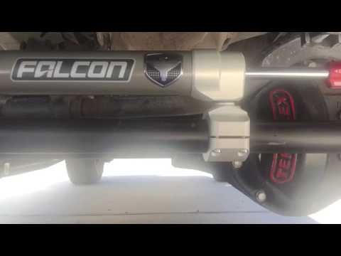 Falcon 2.2 Adjustable Steering Stabilizer - YouTube