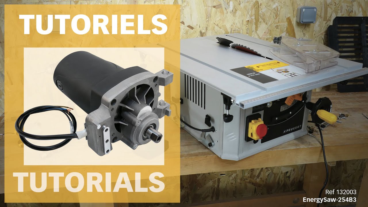 132003-3-#6-Remplacement moteur complet pour scie de table EnergySaw ...