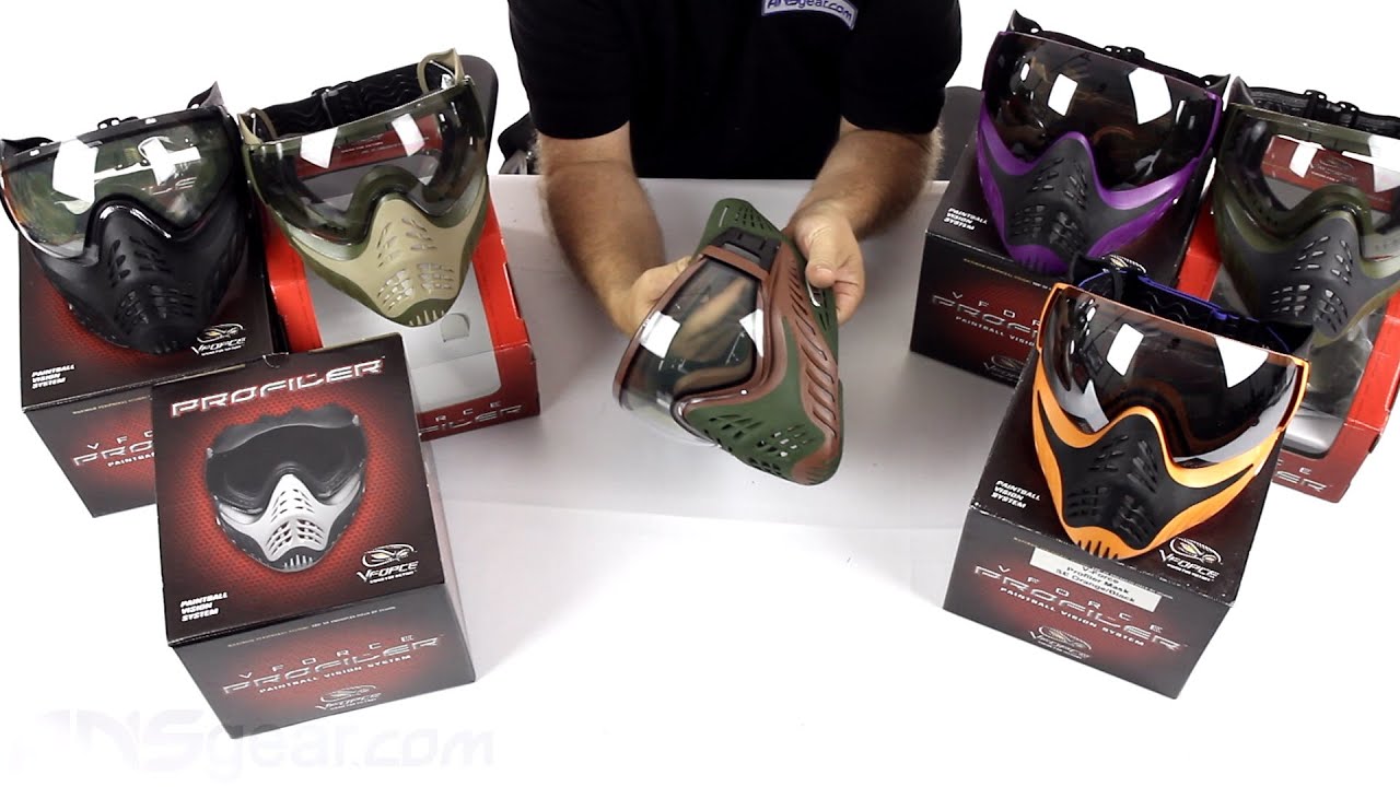 V-Force Profiler Paintball Mask - Review - YouTube
