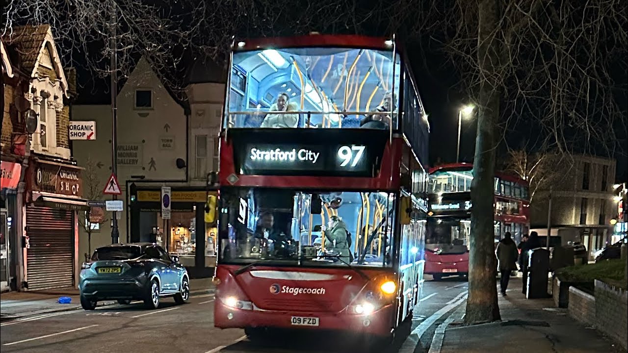 *LX09 FZD*Stagecoach London 09Reg Scania N230UD Omnicity - YouTube