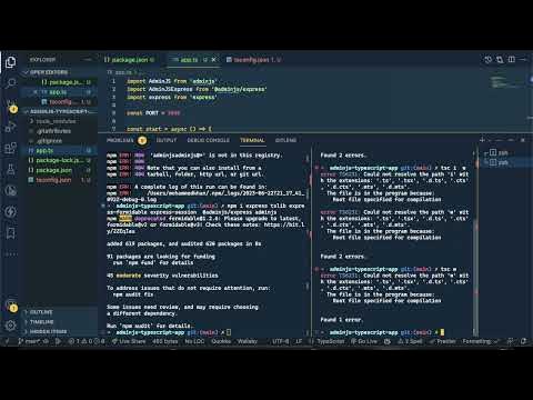 Admin JS setup with Typescript and Node JS and mongoose - YouTube