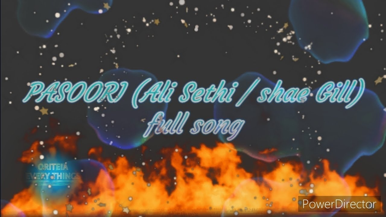 PASOORI (Ali Sethi / Shae Gill ) lyrics - YouTube Music