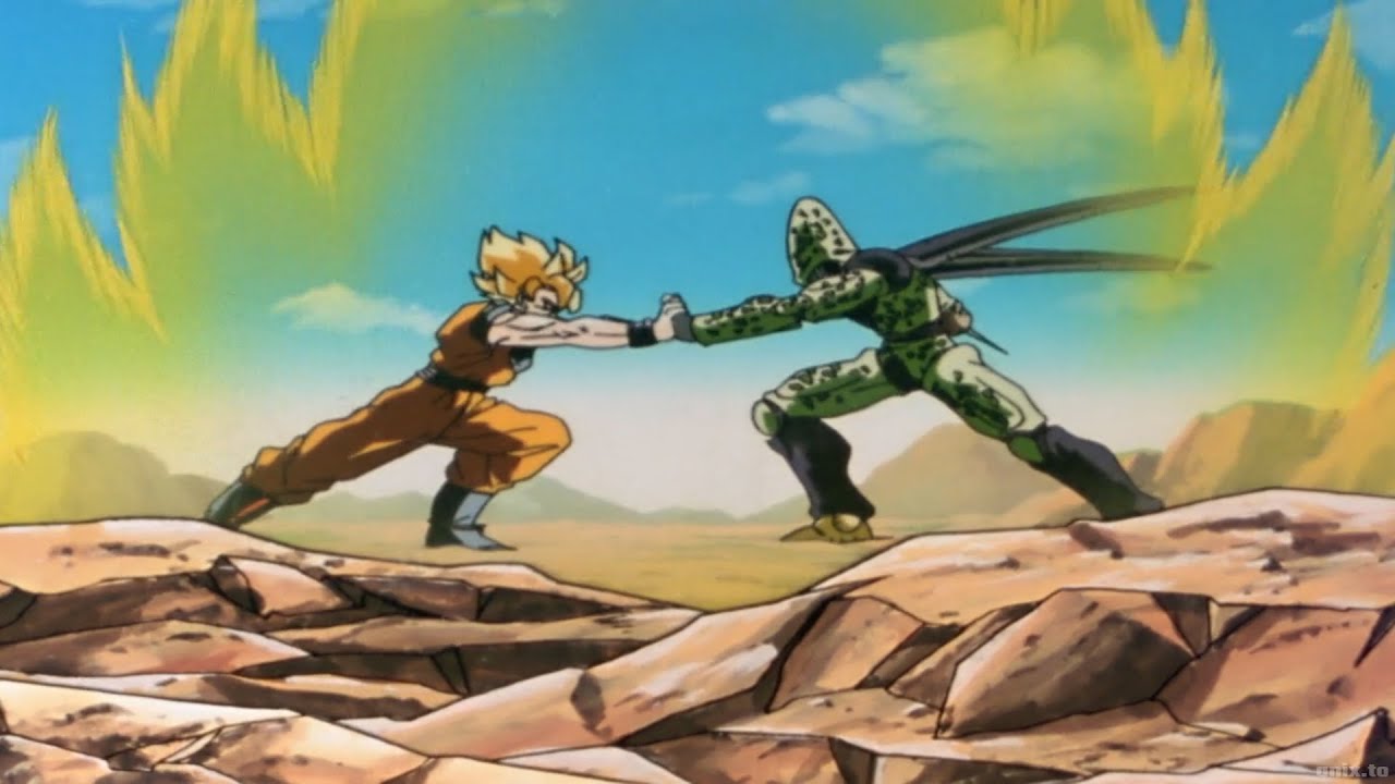 ドラゴンボール改 ! Goku vs Cell ! The never-ending war and Goku's death - YouTube