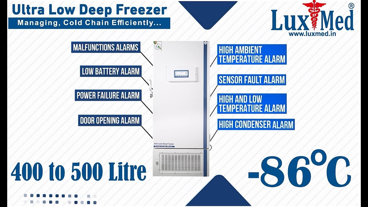 LuxMed®, Ultralow DeepFreezer, Ultra Low Deep Freezer, Deep Freezer ...