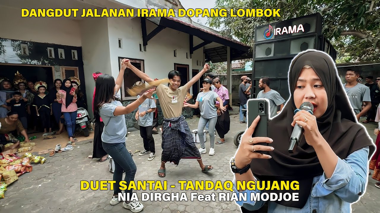 Duet Santai Tandak Ngujang Nia Dirgha Feat Rian Modjoe Dangdut Jalanan Irama Dopang - YouTube