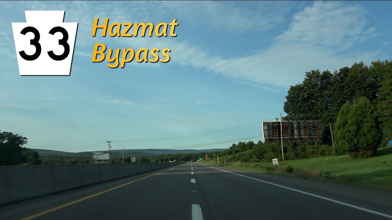 PA-33 | Stroudsburg to Easton (Hazmat Bypass) - YouTube