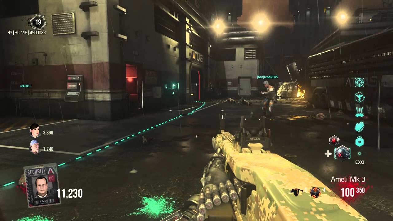 Call of duty advanced warfare outbreak zombies part 3 - YouTube