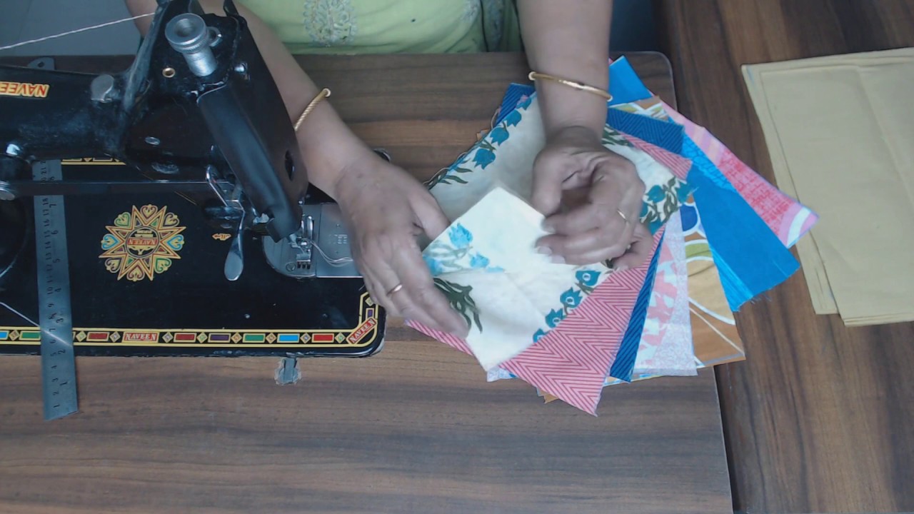 MAKE PATTERN # 6 MULTI USE-BED SHEET/ MAT /COVER / RUNNER etc.STEP BY ...