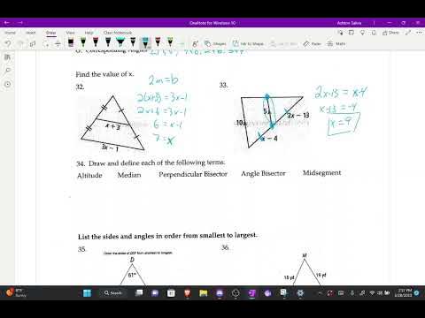Geometry Semester 2 review part 2 - YouTube