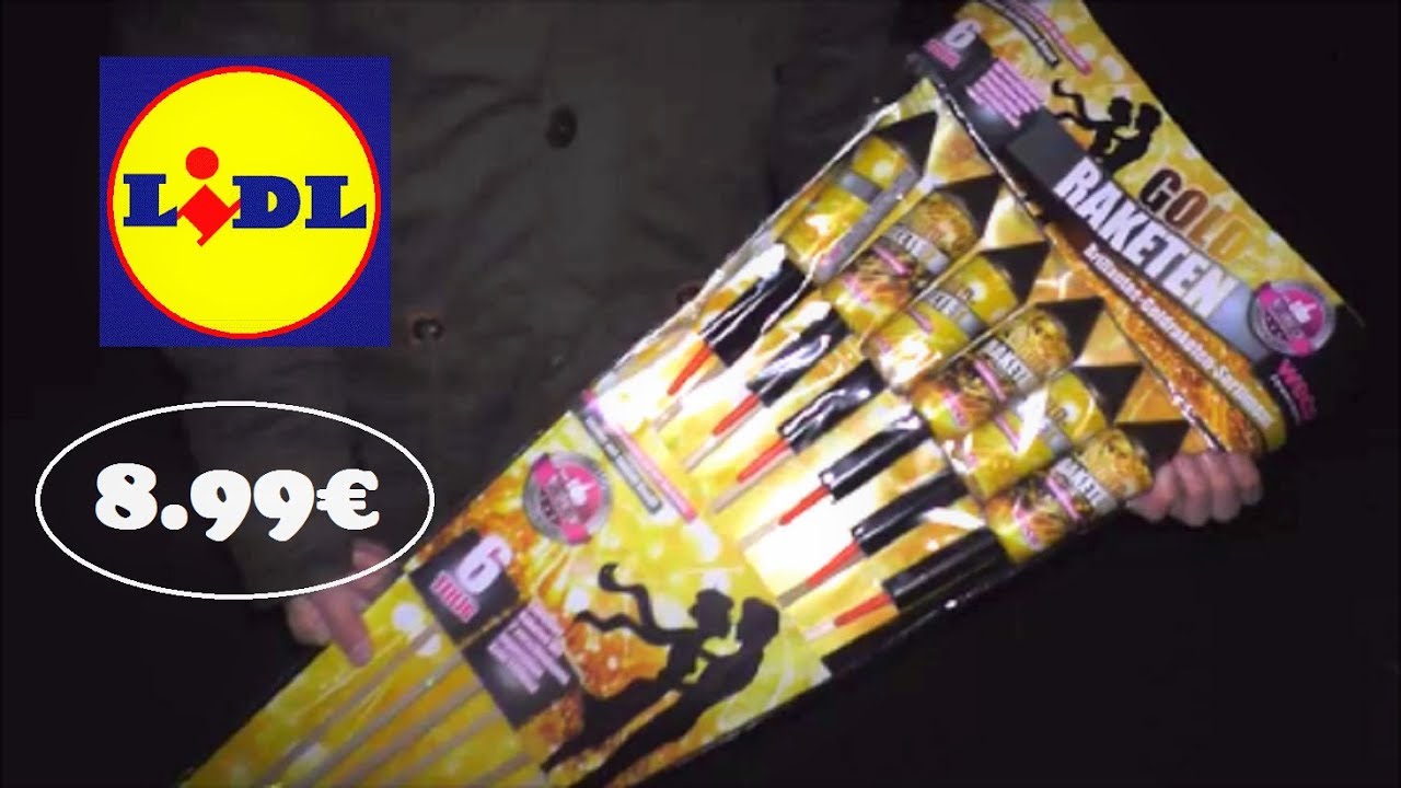GOLDRAUSCH WECO | LIDL RAKETEN-SORTIMENT | PYRO DELUXE - YouTube
