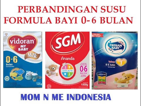 Perbandingan Susu Formula Yang Bagus Dan Murah Bayi Usia 0-6 Bulan Vidoran vs SGM vs Frisian Baby