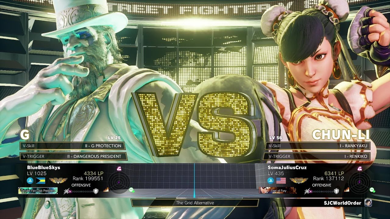 Street Fighter V Champion Edition Online! Chun-Li VS Eleven (G), Guile ...