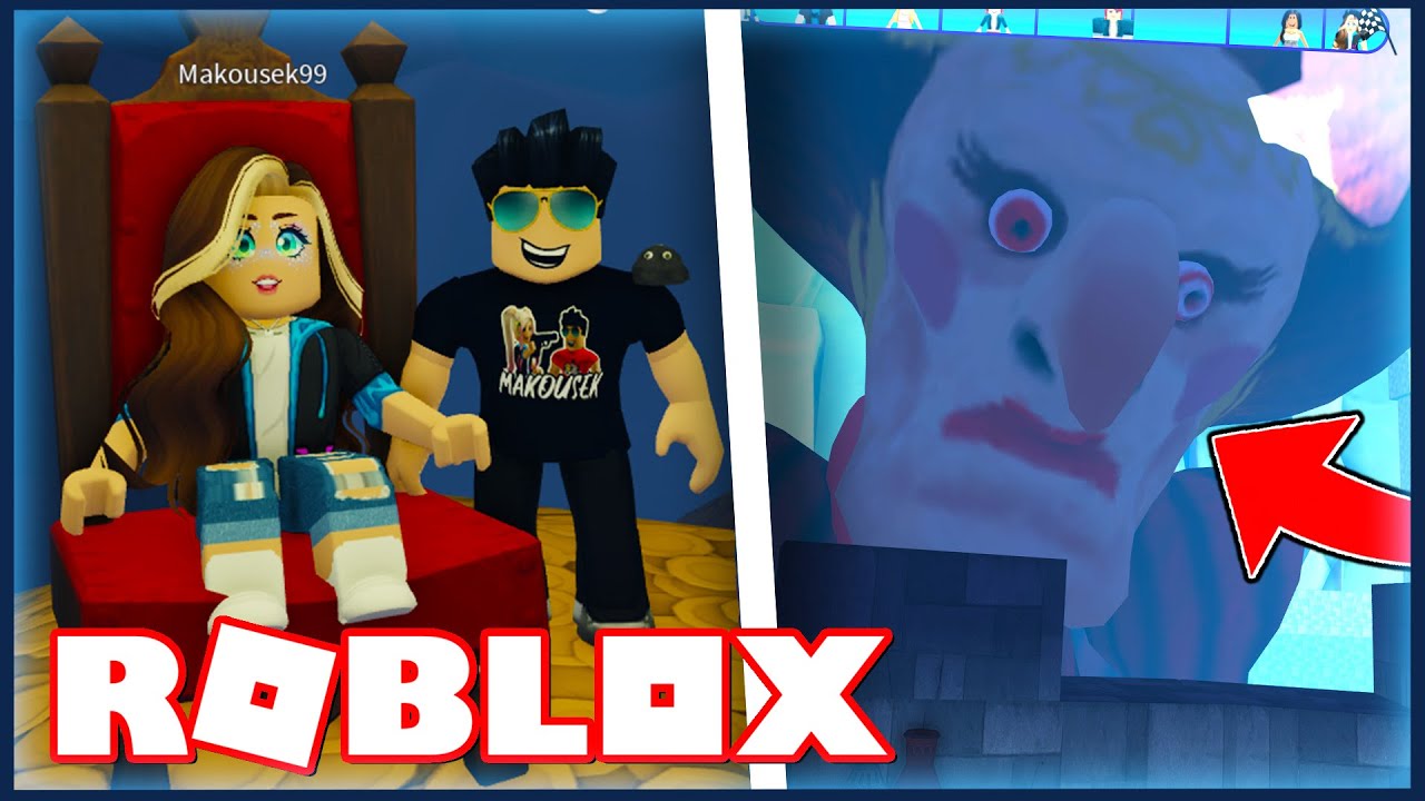 KRADEME KRÁLOVNĚ OBŘÍ POKLAD!😂👑 Roblox ESCAPE EVIL QUEEN! w ...