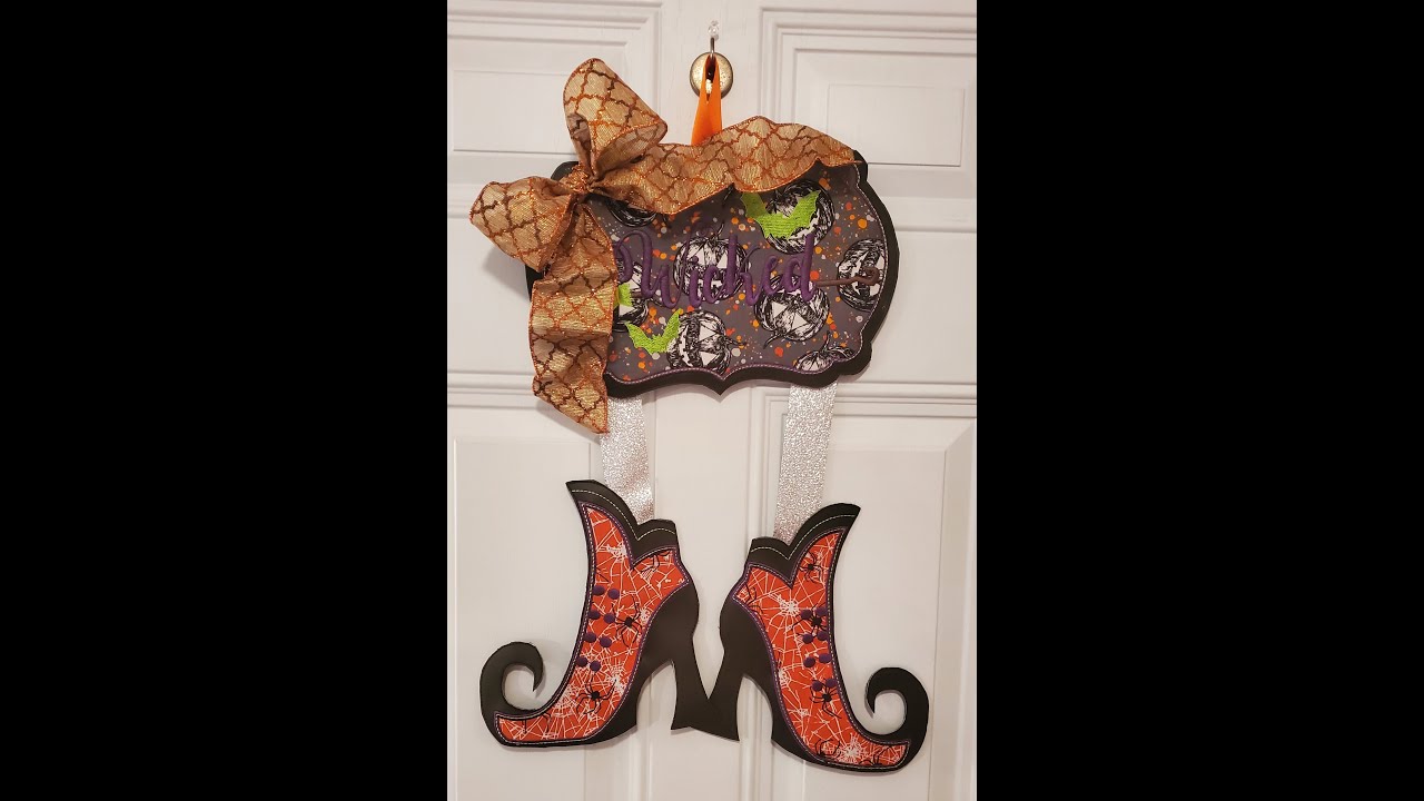 Wicked Witch Banner from Parker on the Porch - YouTube