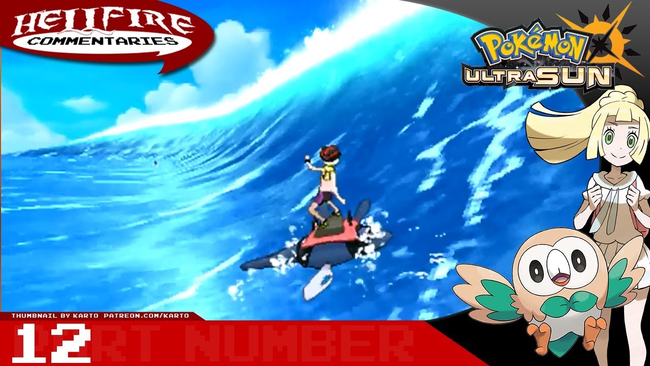 Pokemon Ultra Sun playthrough [Part 12: Surf's Up, Mantine!] - YouTube