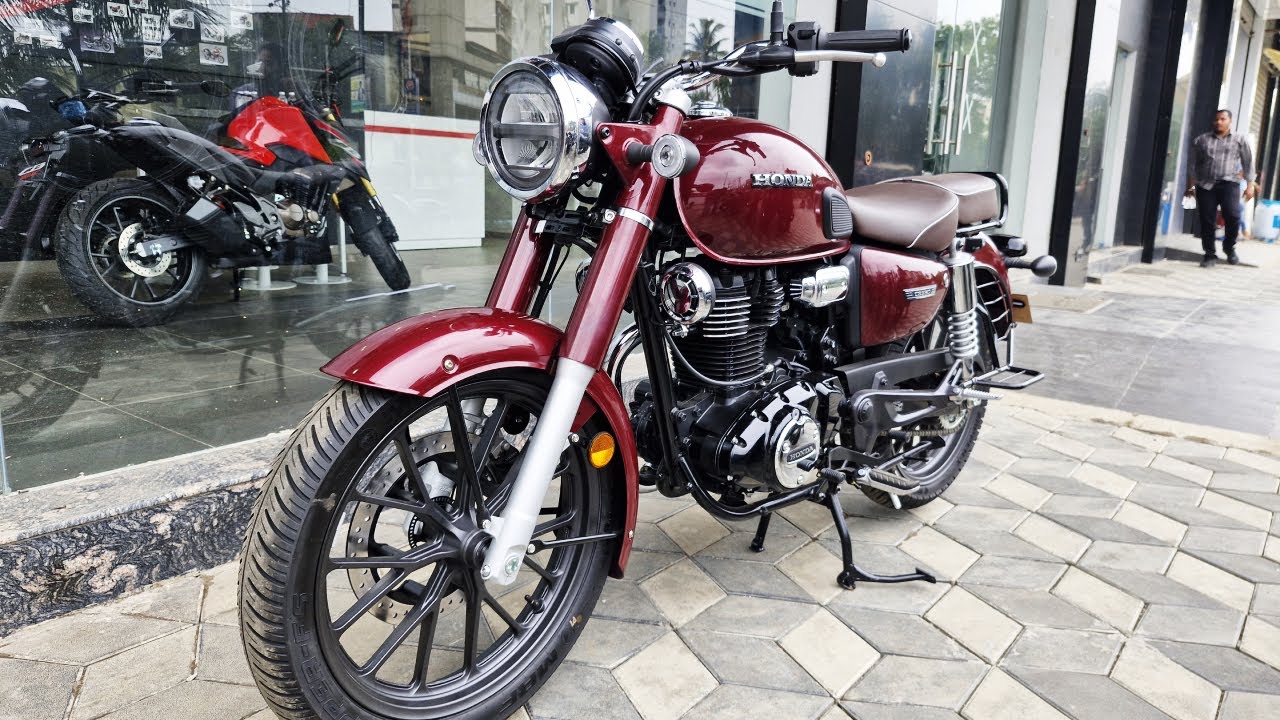 2024 Honda CB350 DLX Pro Red Metallic Color - Detailed Walkaround | On ...