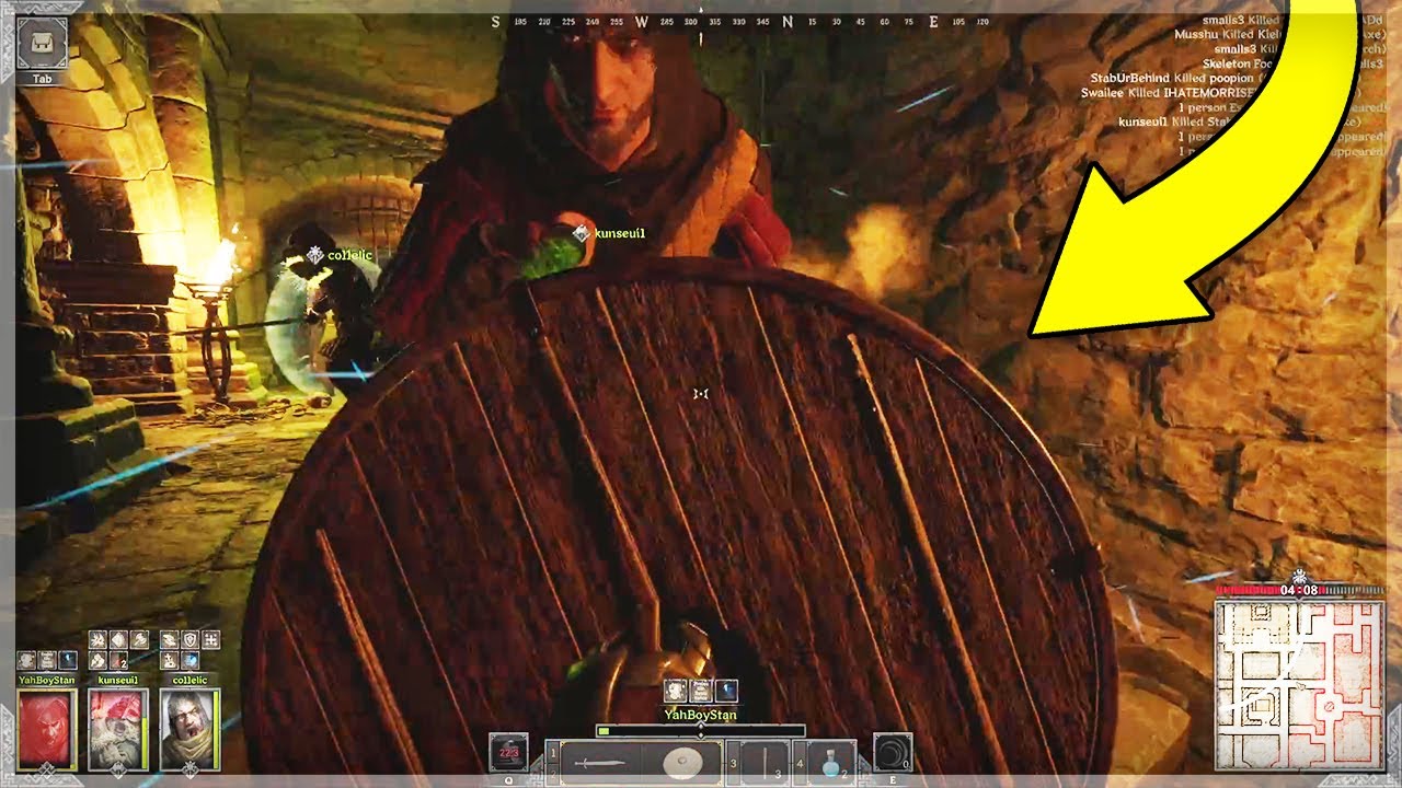 Craziest Shield Blocks Vs. Two Hiding Rogues ! (Dark and Darker) - YouTube