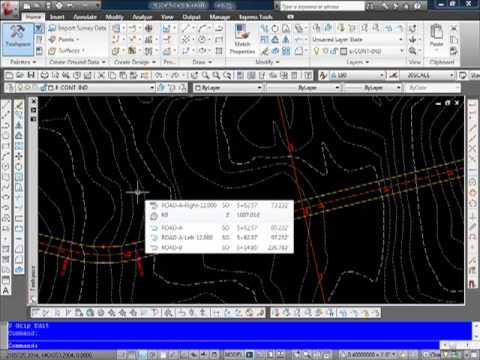 Civil 3D 2010 Tutorial - Widening and Offset Alignments - YouTube
