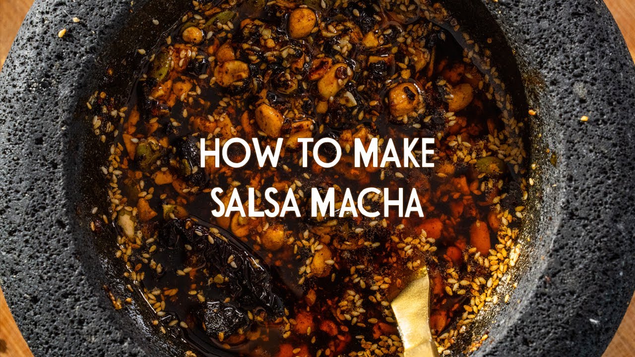 How To Make Salsa Macha - YouTube