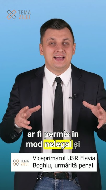 Viceprimarul USR Flavia Boghiu, urmărită penal #stiri #romania #coruptie #diaspora #noutati #USR ...