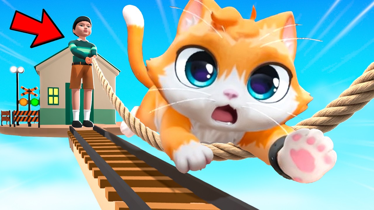Cat Plays Squid Game JUMP ROPE - Bonelab VR Mods - YouTube