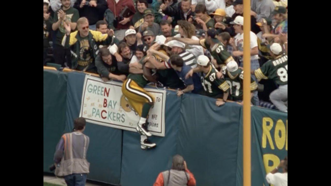 96 Packers Lambeau Leap HD - YouTube
