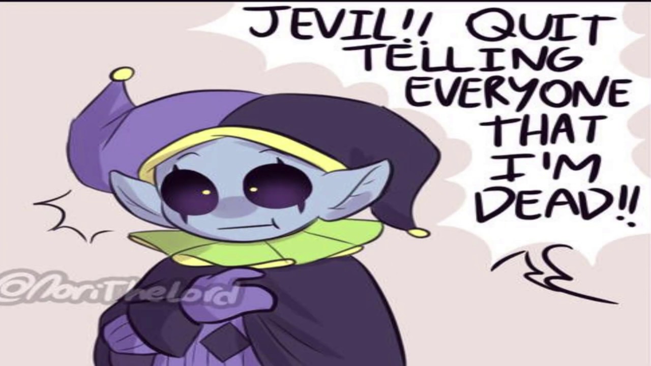 Undertale Comic Dub Jevil Loses His Best Friend - YouTube