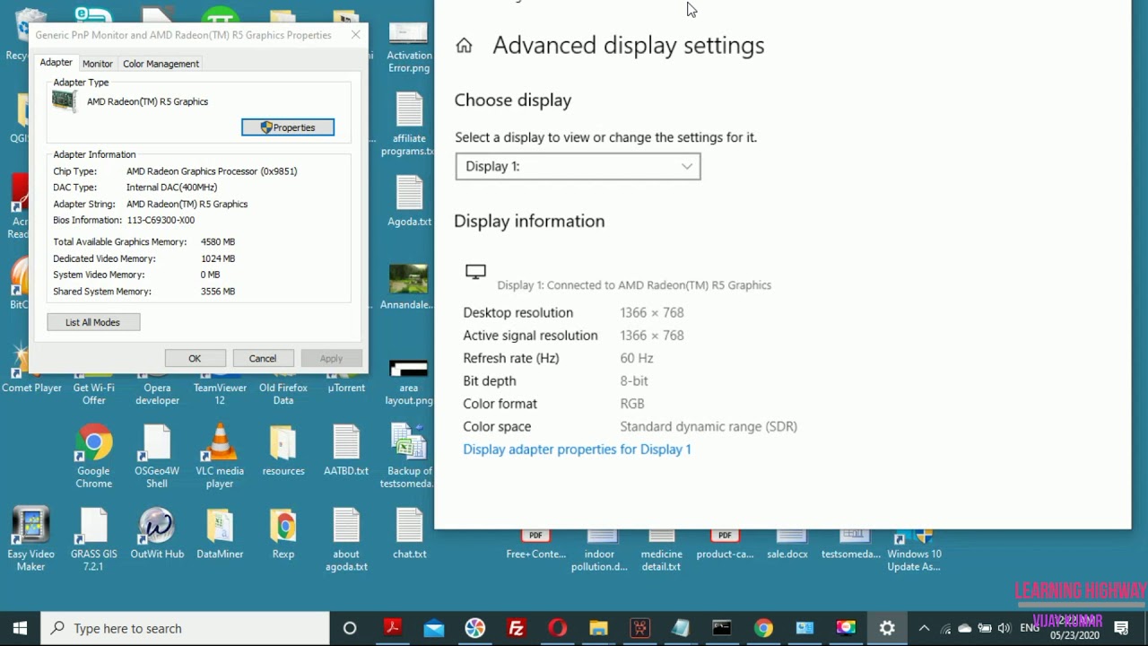 Manage Display Setting In Window 10 and Fix Screen Resolution Setting ...
