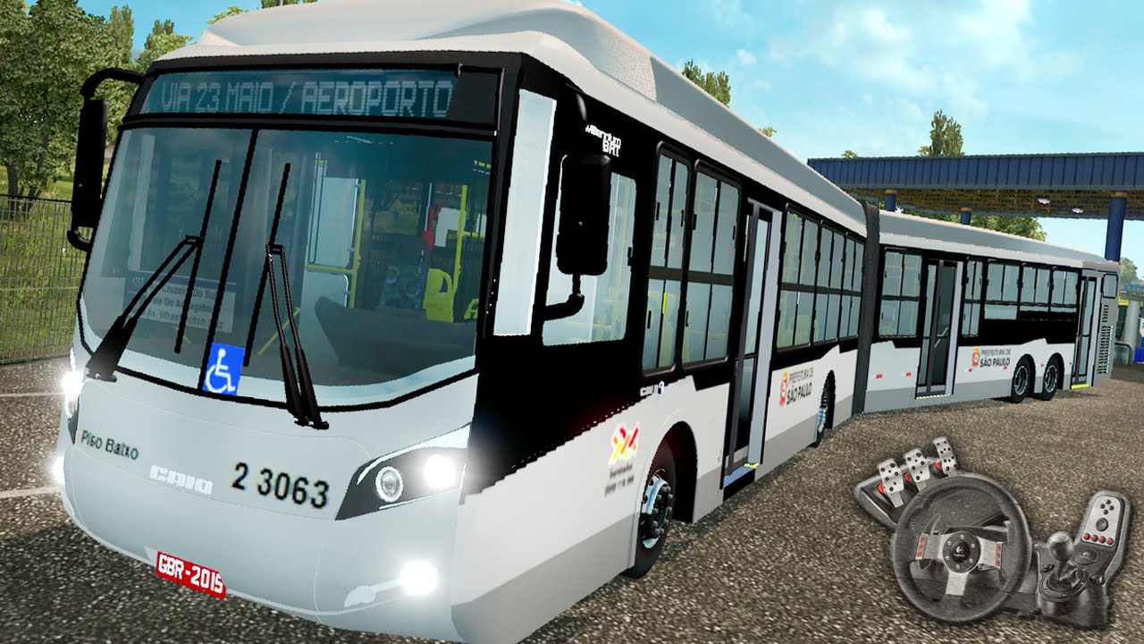 Euro Truck Simulator 2 - Caio Millennium BRT de São Paulo - Ônibus ...