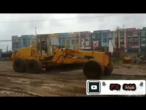 test performance MTG 705 (motor grader 705) KOMATSU - YouTube