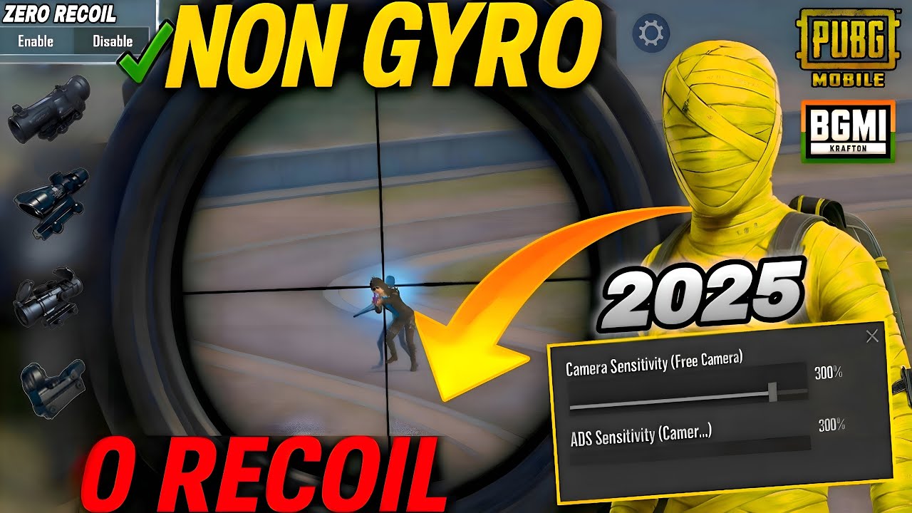 Non Gyro No Recoil sensitivity | Best NON GYRO SENSITIVITY SETTINGS ...