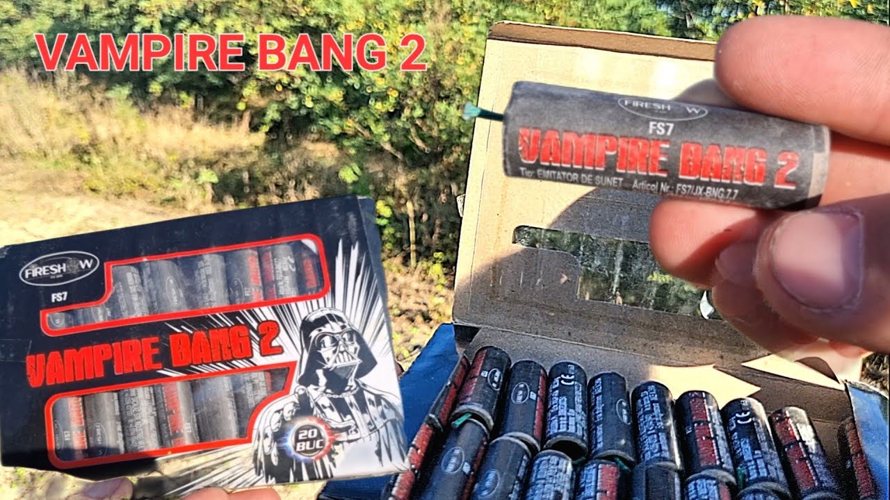 💥Petarde "VAMPIRE BANG 2" Fireshow - Test & Review Petarde 2025💣 - YouTube
