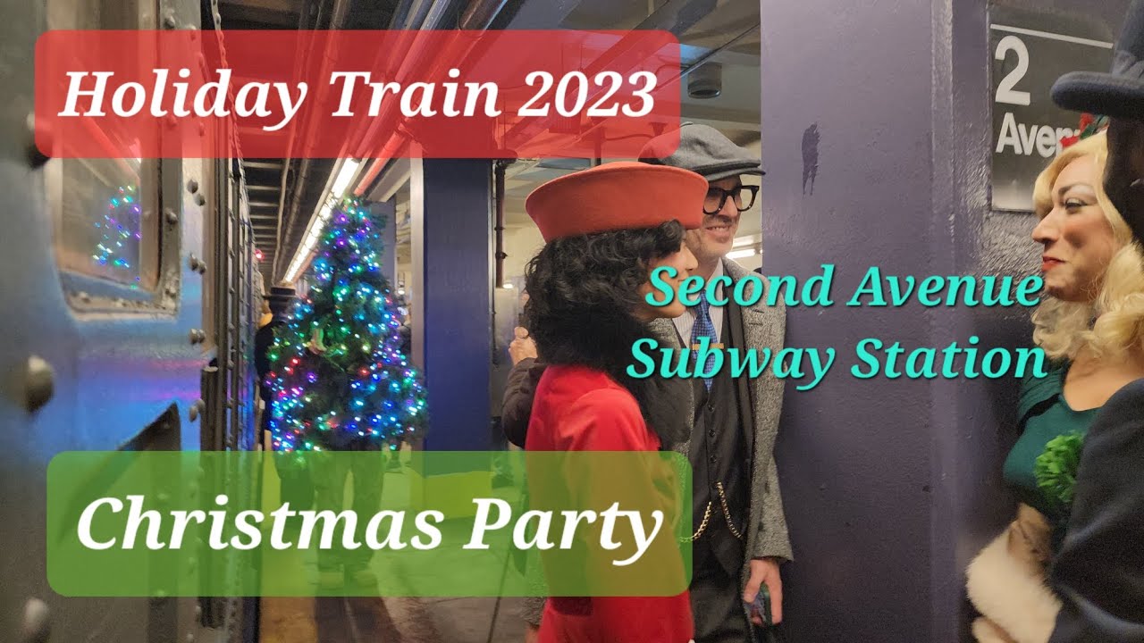 New York City | Holiday Nostalgia Train | Christmas Party at 2nd Avenue ...