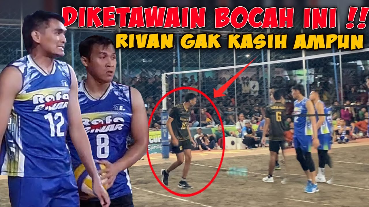 Rivan Voli Terbaru Bersama Dio Zulfikar voli tarkam di Singotoko Cup 6 ...